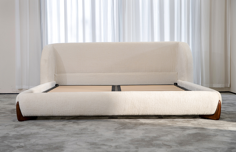Custom Athena Fabric Upholstery Queen Bed | MIGLIO 5792