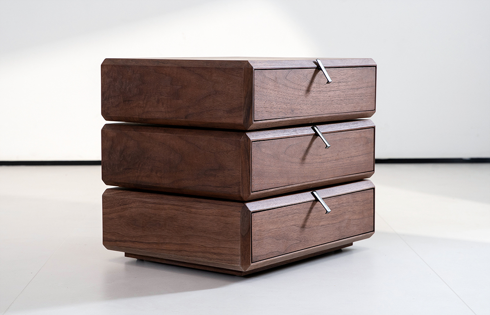 Jenga Wooden Rotate Drawer Nightstand L913 | MIGLIO 5792