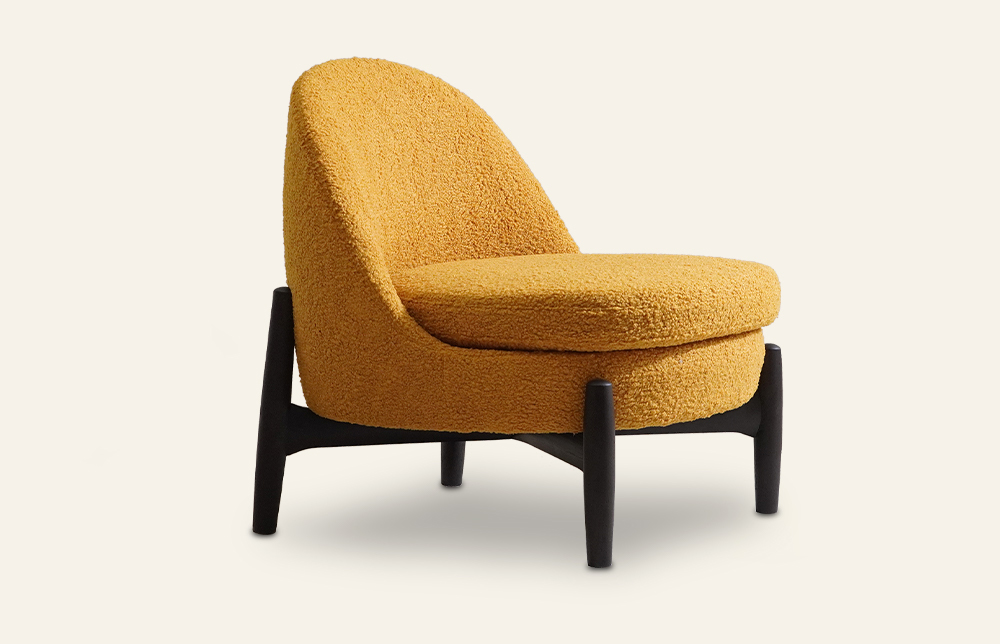 Modern Teddy Fleece Armchair Upholstered Lounge Chair with Backrest ...